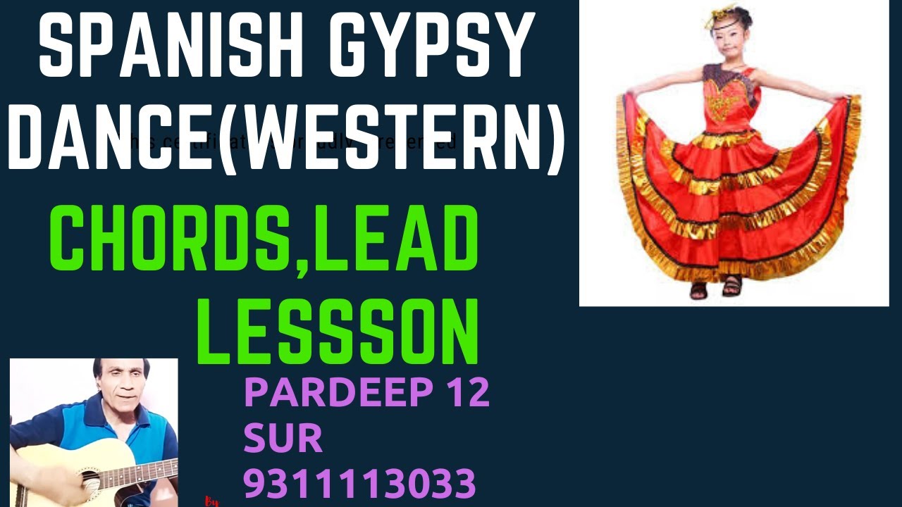 Spanish gypsy dance tabs chords - YouTube