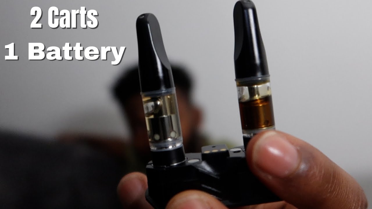 Vaping Two Carts At The Same Time- Pulsar DuploCart H2O Vaporizer - YouTube