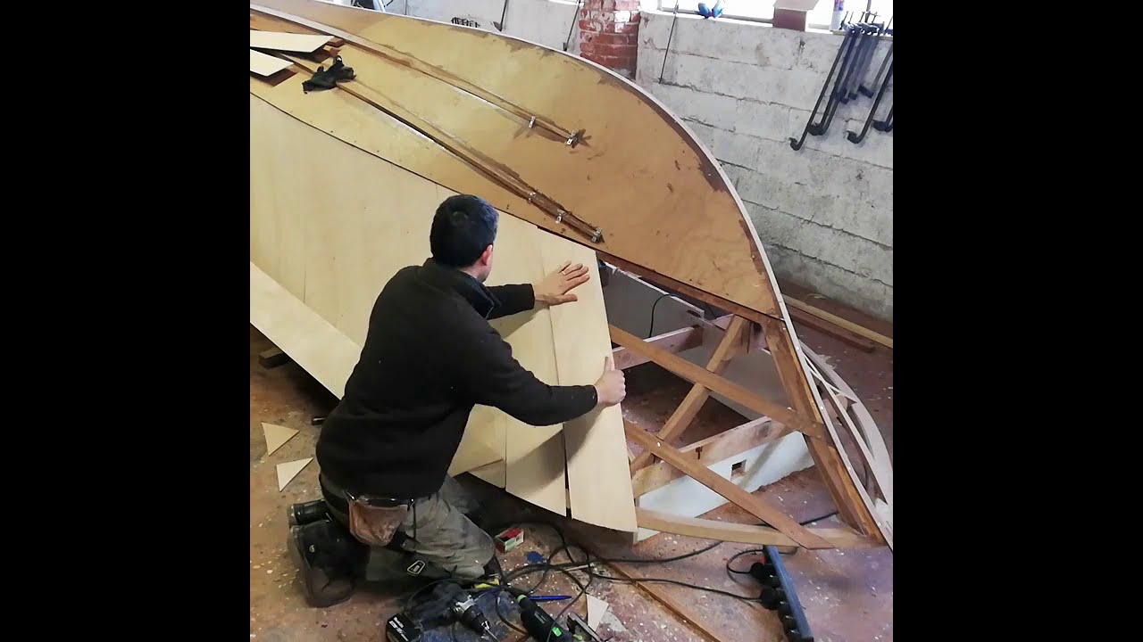 Parte 4 costruzione barca in legno - YouTube