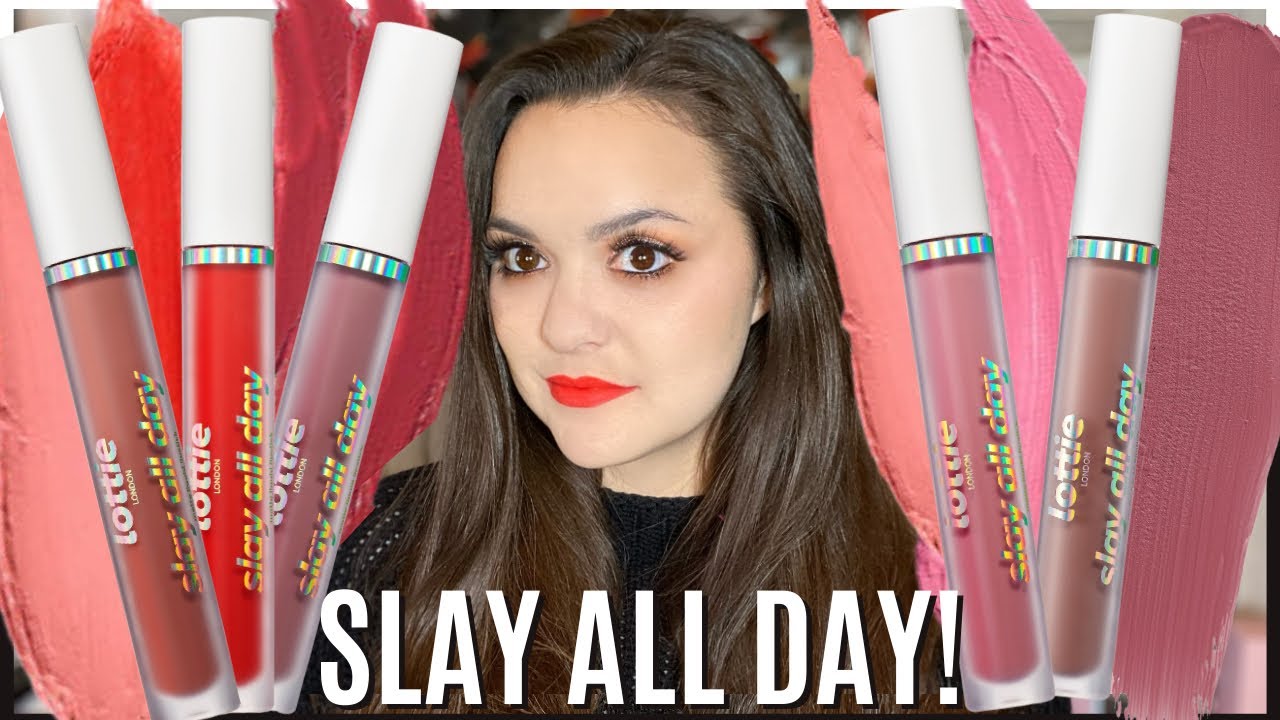 Lottie London Slay All Day Matte Liquid Lipsticks! All 5 Shades ...
