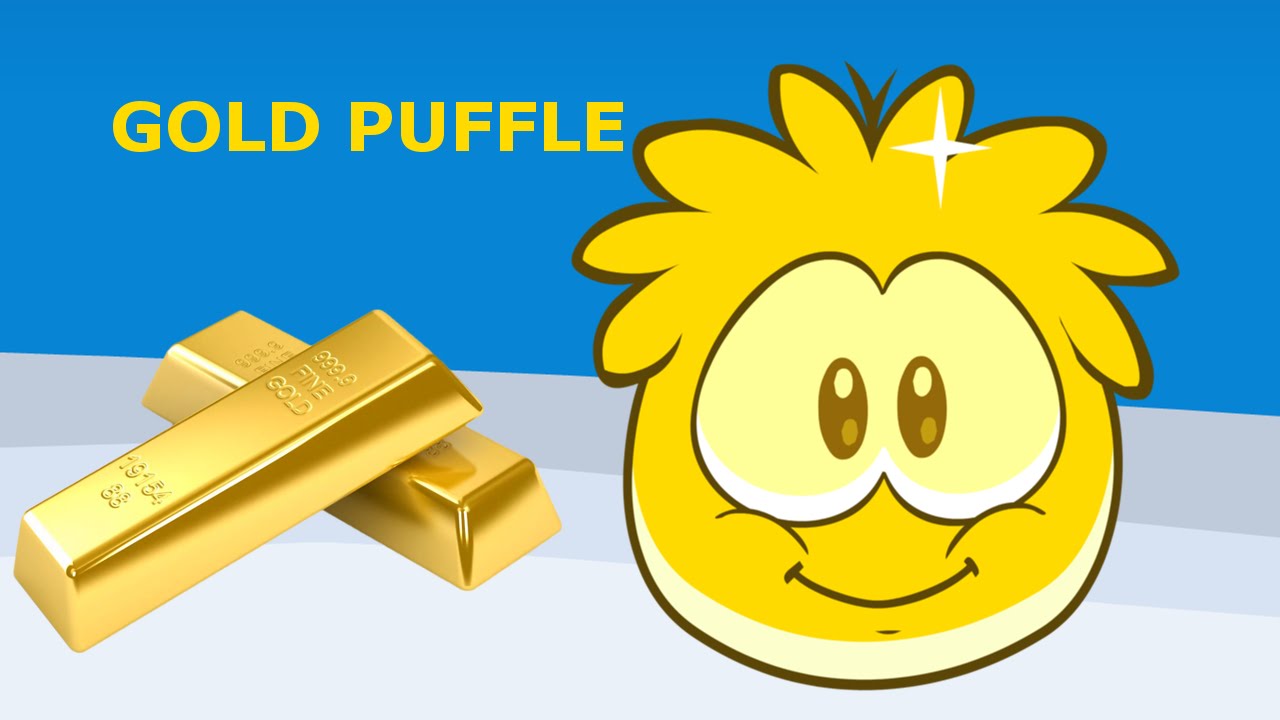 Club Penguin - Gold Puffle (comedy) - YouTube