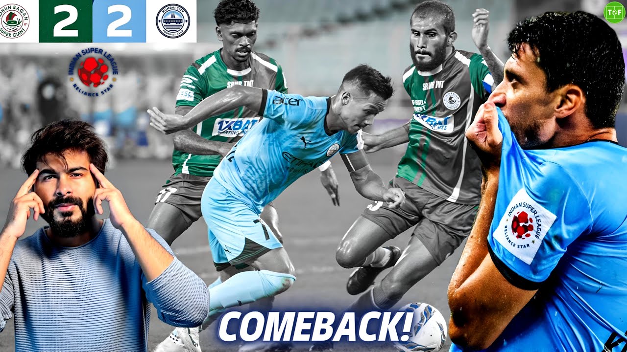 Mohunbagan 2-2 Mumbai City Tactical Review | Epic Comeback in ISL Opener - YouTube
