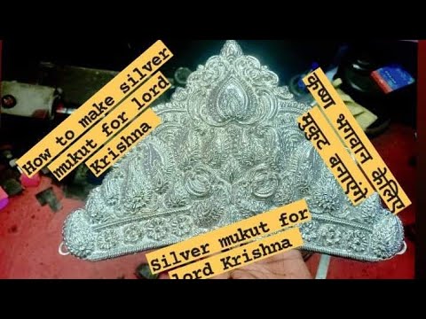 How to make mukut for lord Krishna// How to crown for lord Krishna ...