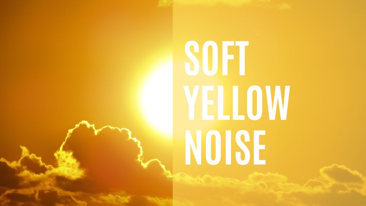 8 Hours - Soft Yellow Noise - relaxing, calming, tranquil sounds - YouTube