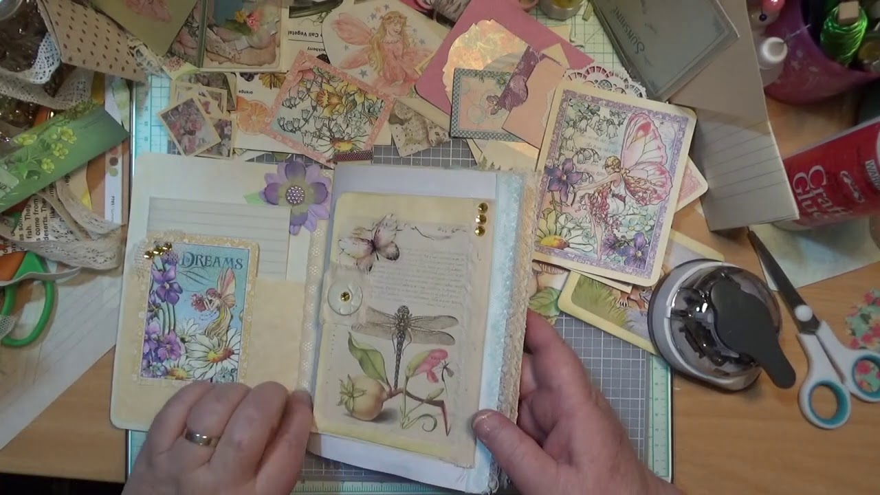 Craft with me working on new Nature Journal part 7 - YouTube