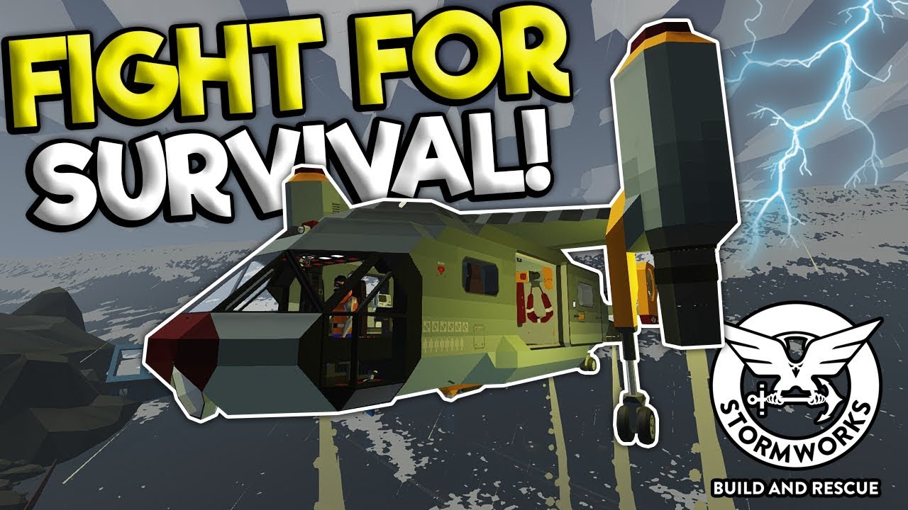 RESCUE MISSION ENDS IN FIGHT FOR SURVIVAL - Stormworks: Build and ...