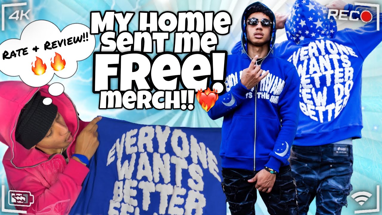 My Homie sent me FREE merch!!🤯 (Rate & Review) 🔥🔥 - YouTube