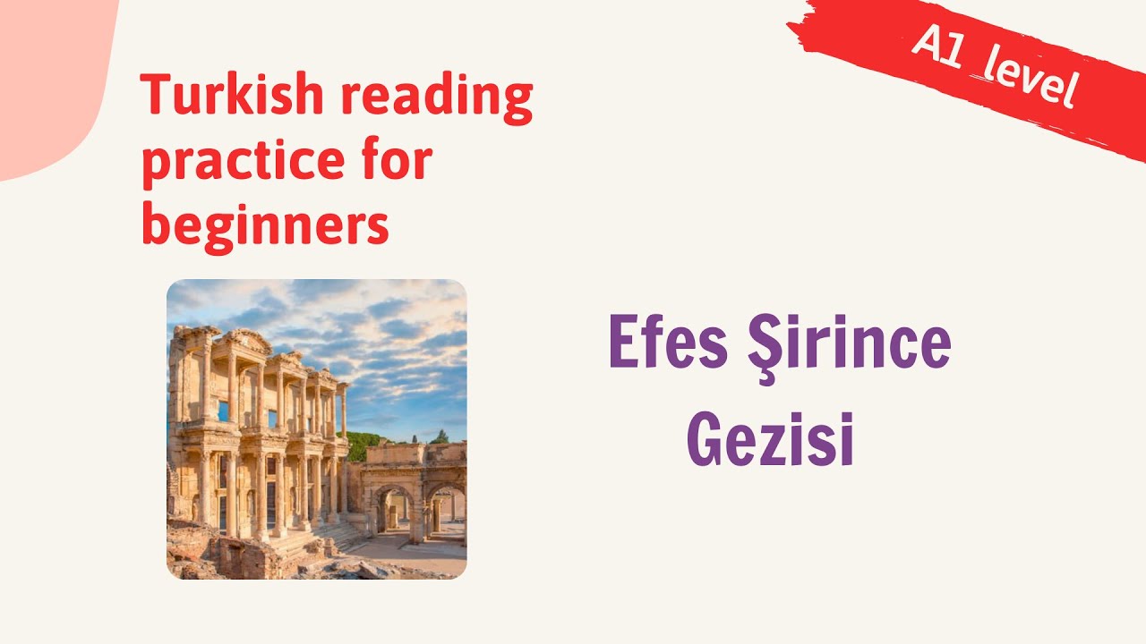 Turkish Reading Practice for Beginners - YouTube
