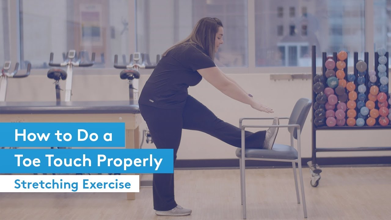 How to Do a Toe Touch Properly | Stretching Exercise - YouTube