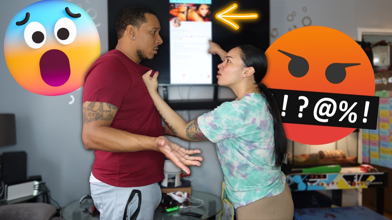 I ACCIDENTLY Left Another Girls ONLY FANS on The TV - YouTube