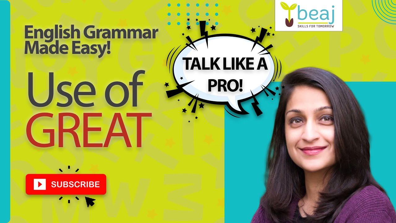 Use of "GREAT" - Talk like a PRO! - YouTube