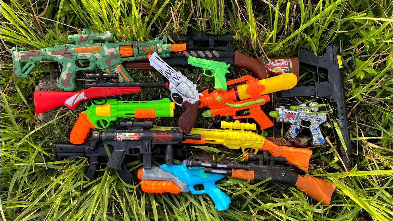 Collecting Sniper Gun, Water Gun, Water Sniper Rifle, Sniper Gun ...