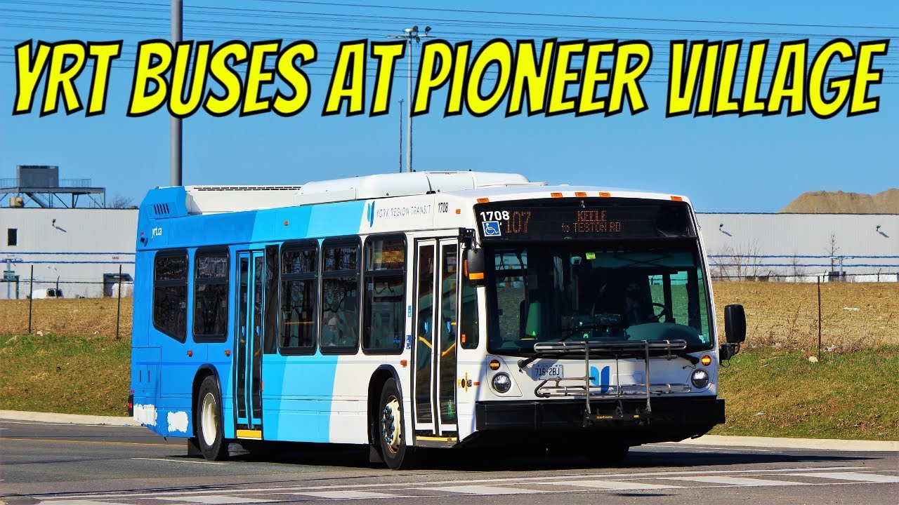 YRT Buses at Pioneer Village (March 2021) - YouTube