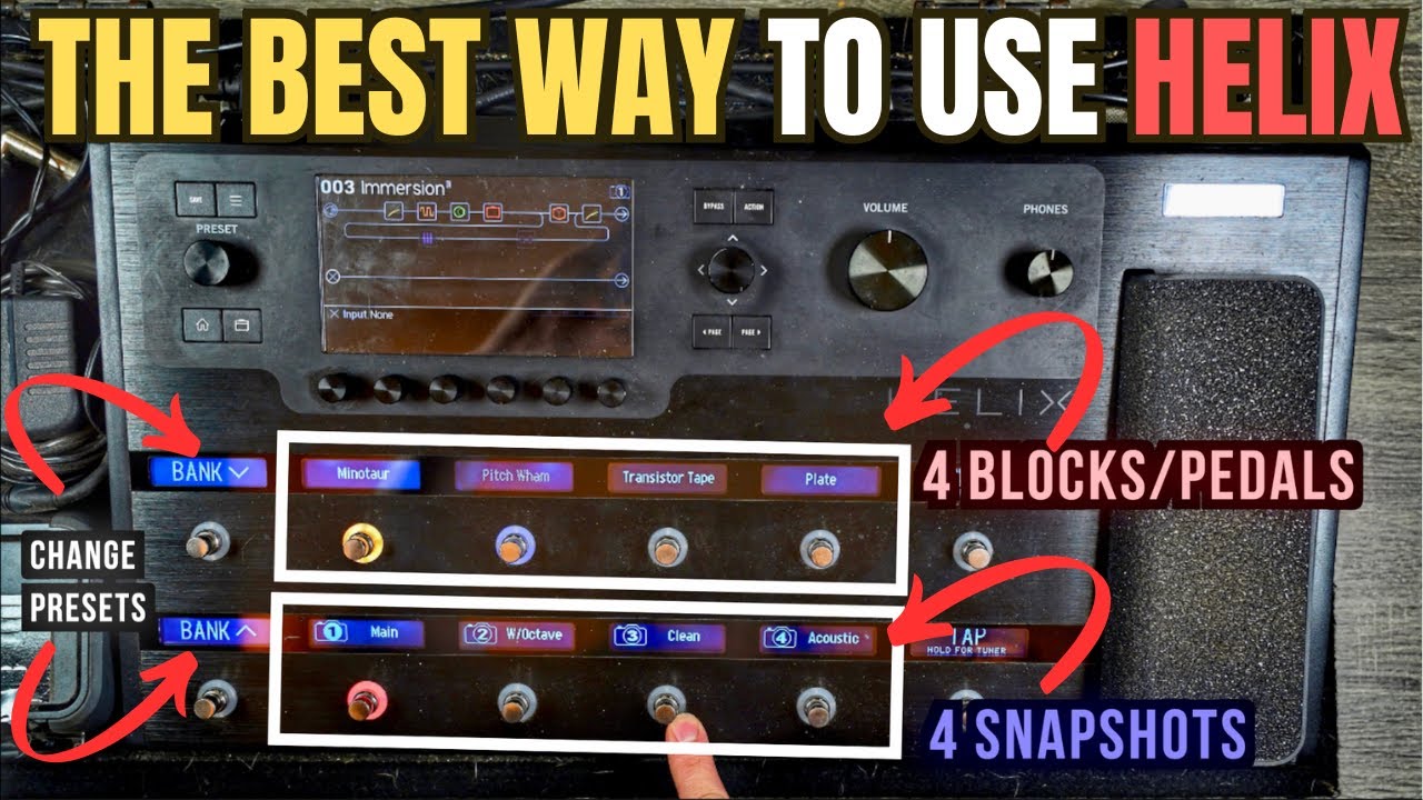 What Is The BEST WAY To Use HELIX/HX STOMP? - YouTube