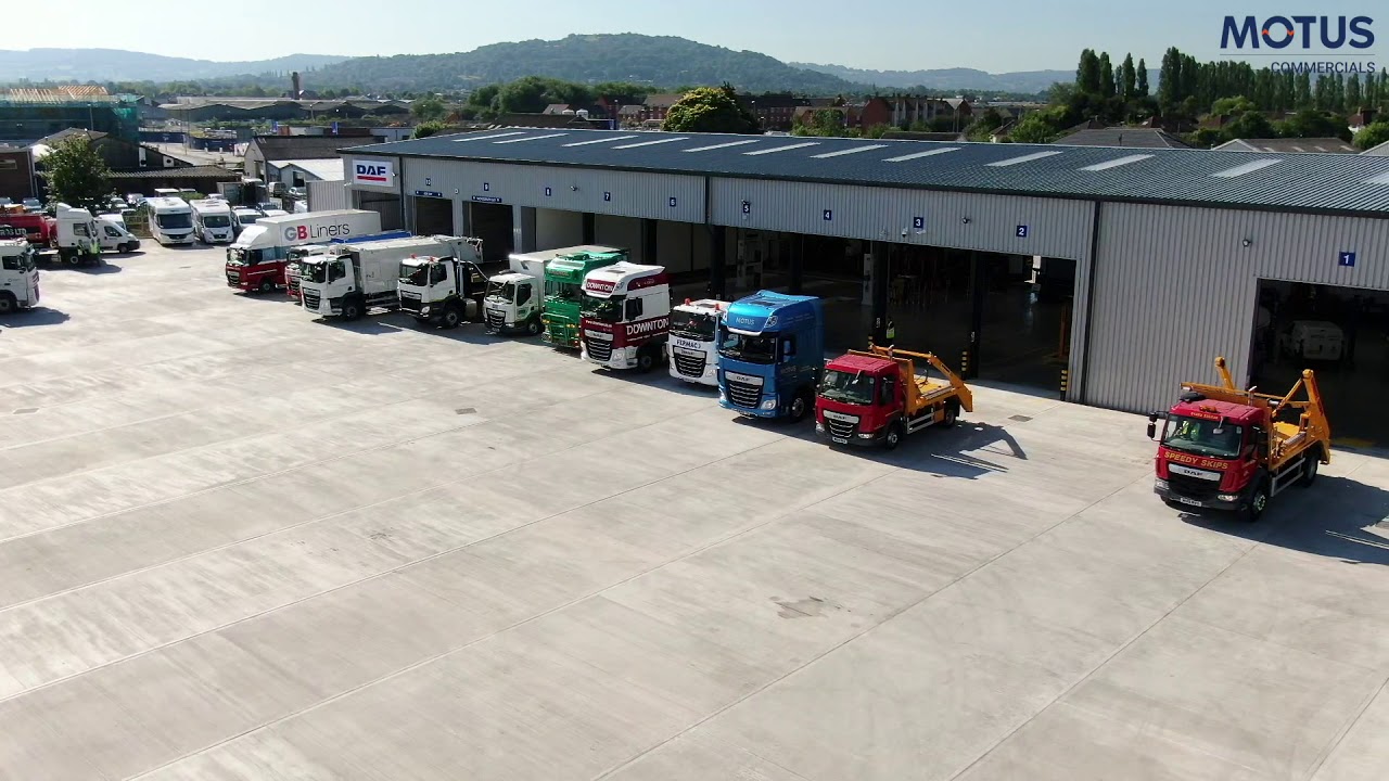 Motus Commercials Gloucester DAF New Site Tour - YouTube