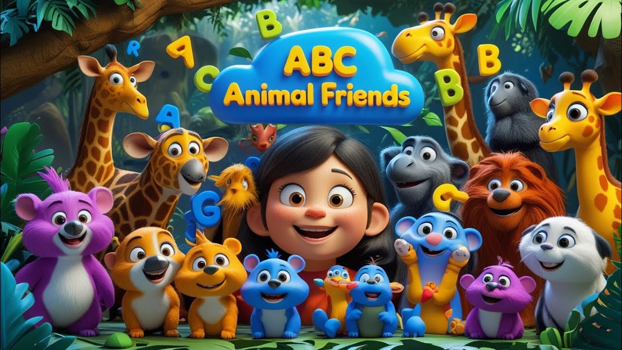ABC Animal Friends-Our animal abc friend-alphabet animals friend ...