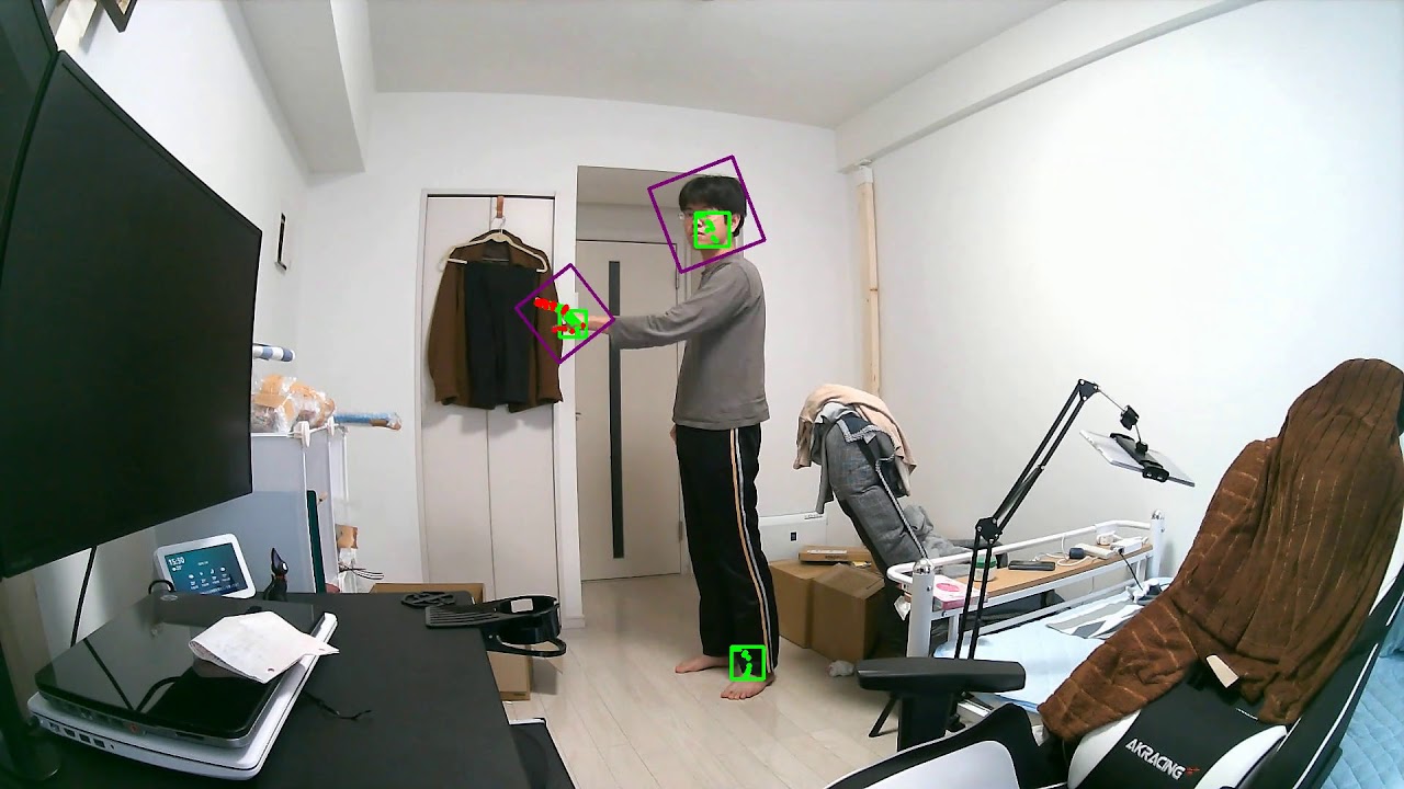 Mediapipe Multi Hand Tracking テスト動画 Youtube