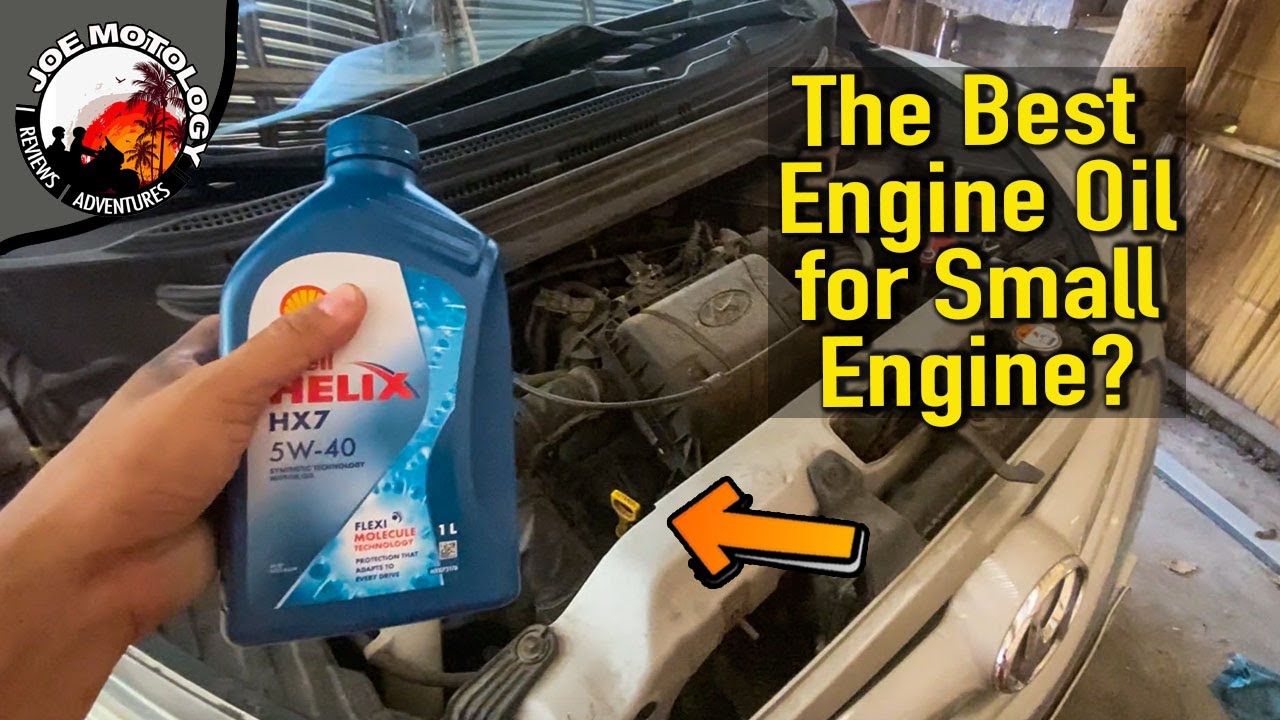 Shell Helix HX7 5W-40 for Small Engines Mineral at Synthetic Oil - YouTube