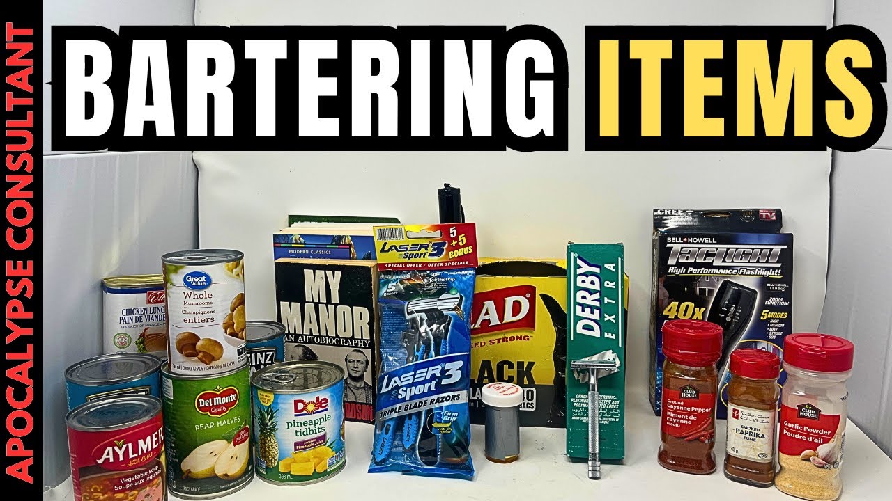 Barter Items For Prepping - YouTube
