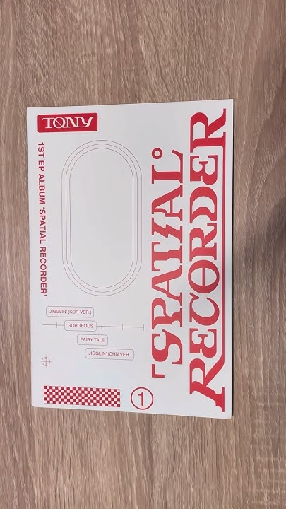 #TONY #Spatial_Recorder ️photo book ver. ️ #album #unboxing #JIGGLIN #토니 - YouTube
