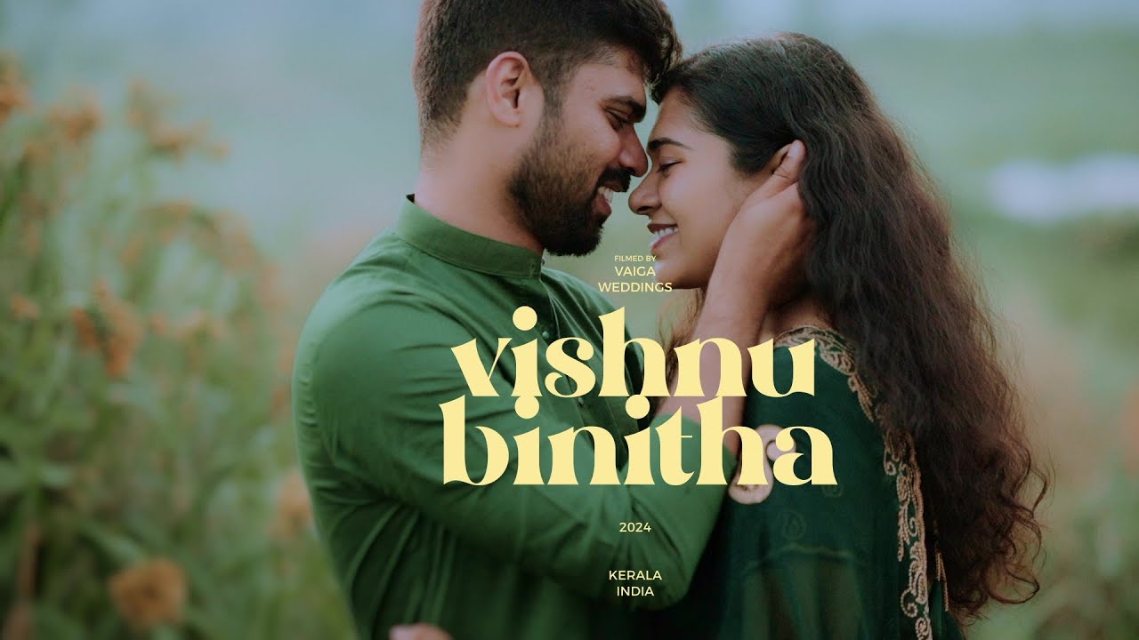 Kerala Traditional SAVE THE DATE 2024 // Vishnuraj ️ Binita // VAIGA WEDDING COMPANY #trending ...