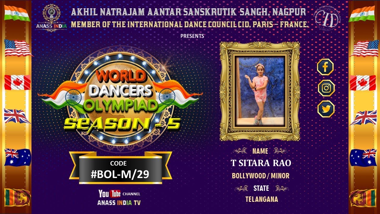 T SITARA RAO (TELANGANA) CODE #BOL-M/29, ANASS INDIA. - YouTube