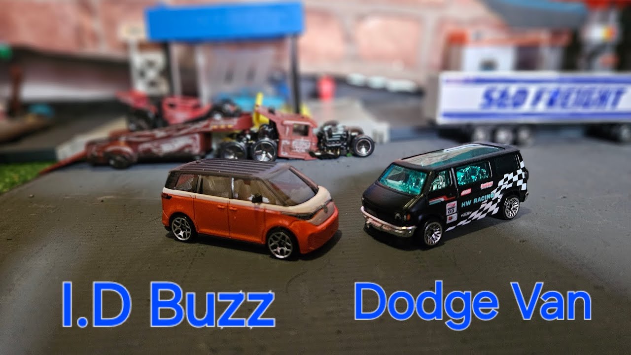 I.D Buzz vs Dodge Van - YouTube