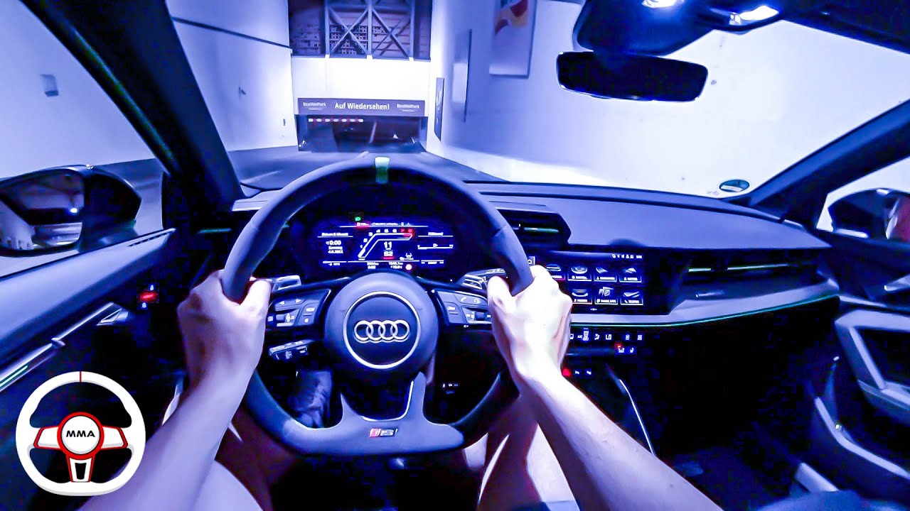 2022 AUDI RS3 SPORTBACK (400HP) NIGHT POV DRIVE Onboard (60FPS) - YouTube