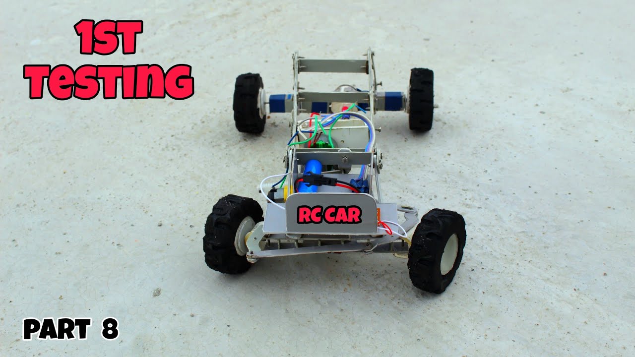 How to make RC Car | Test video | Part 8 | The Crafts Crew - YouTube