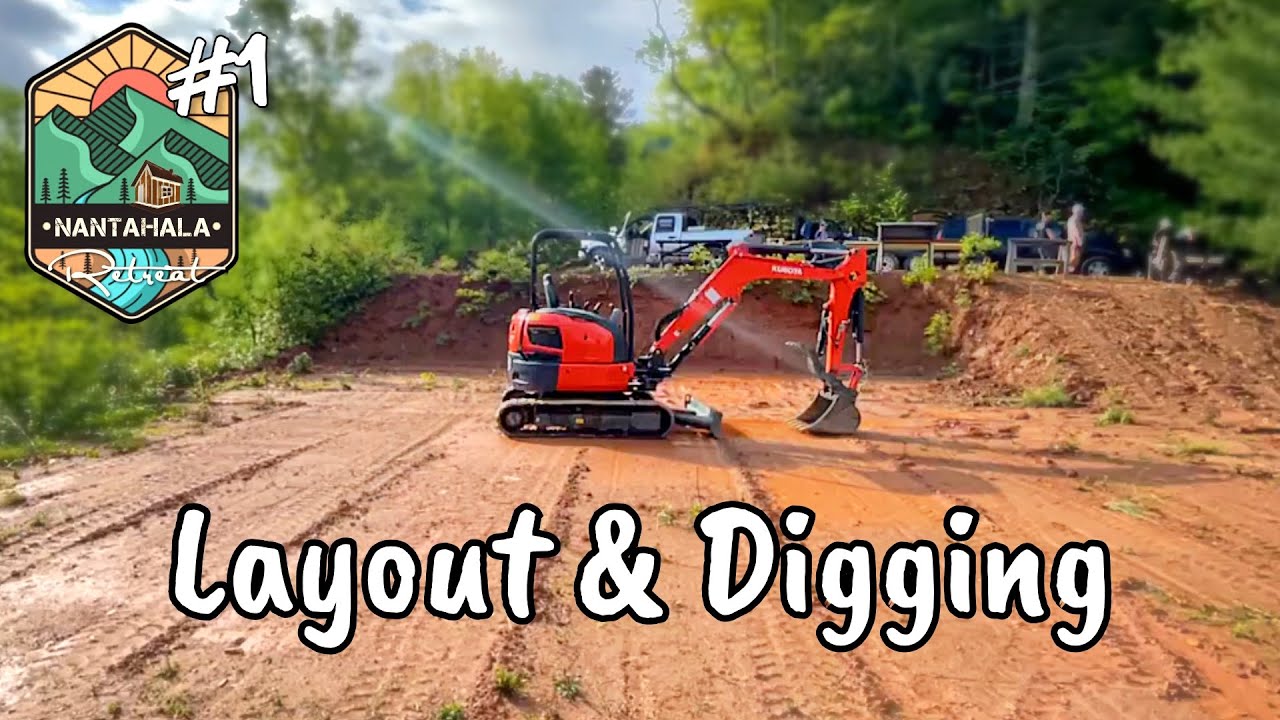 Laying Out and Digging Footings for a House | Building The Nantahala ...