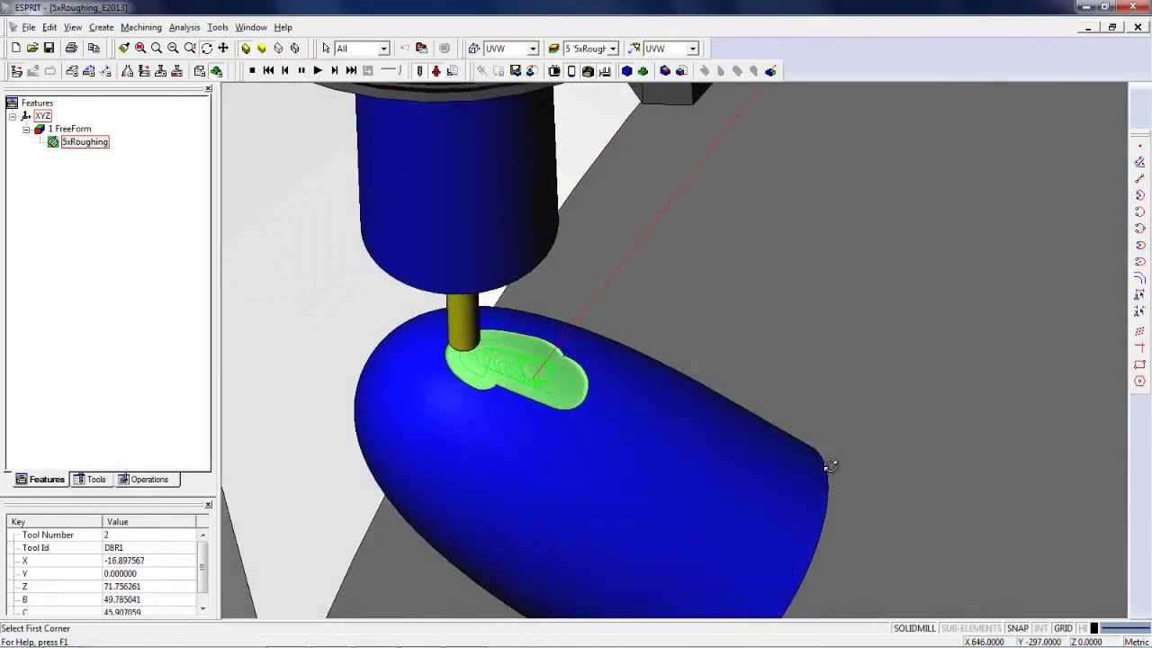 ProfitMilling - Multiaxis - YouTube