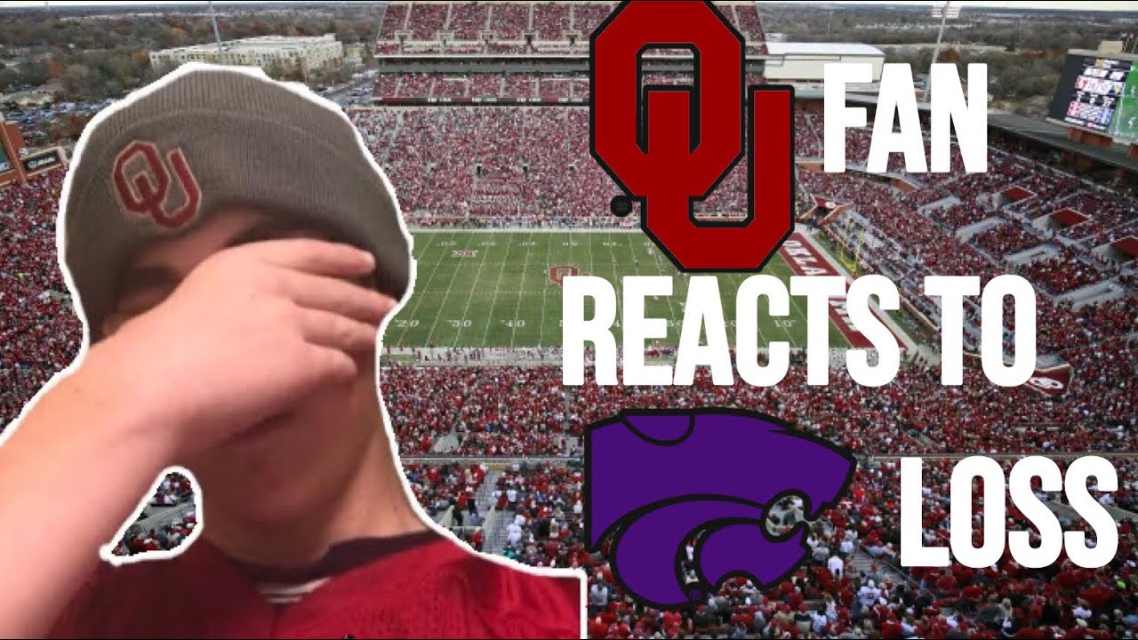 Oklahoma Fan Reacts To Kansas State Loss - YouTube