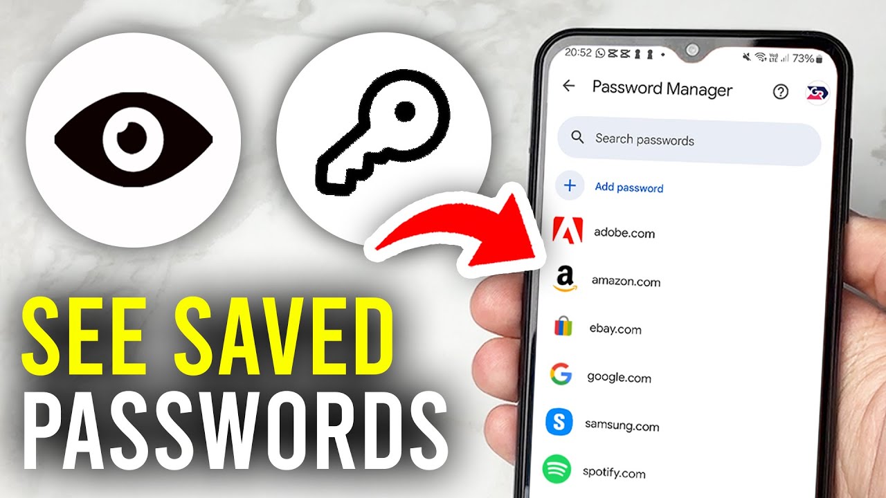 How To See Saved Passwords On Mobile Phone - Full Guide - YouTube