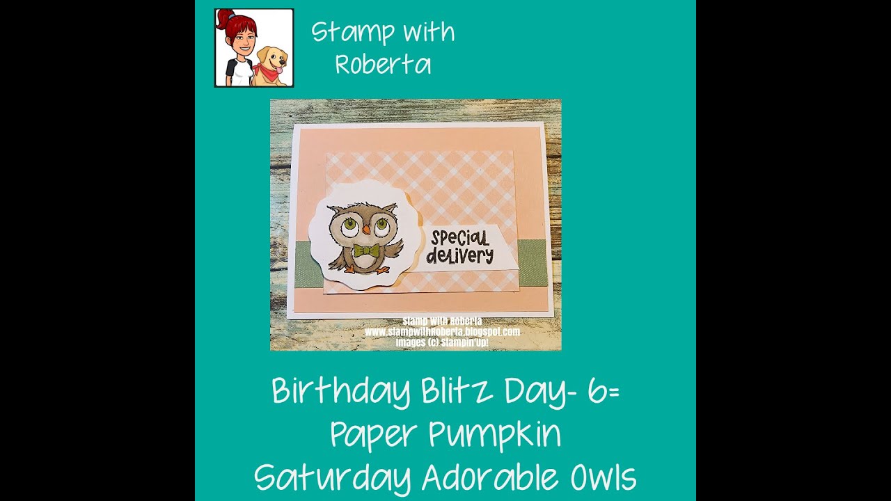 Birthday Blitz- Day 6- Paper pumpkin Alternative - YouTube