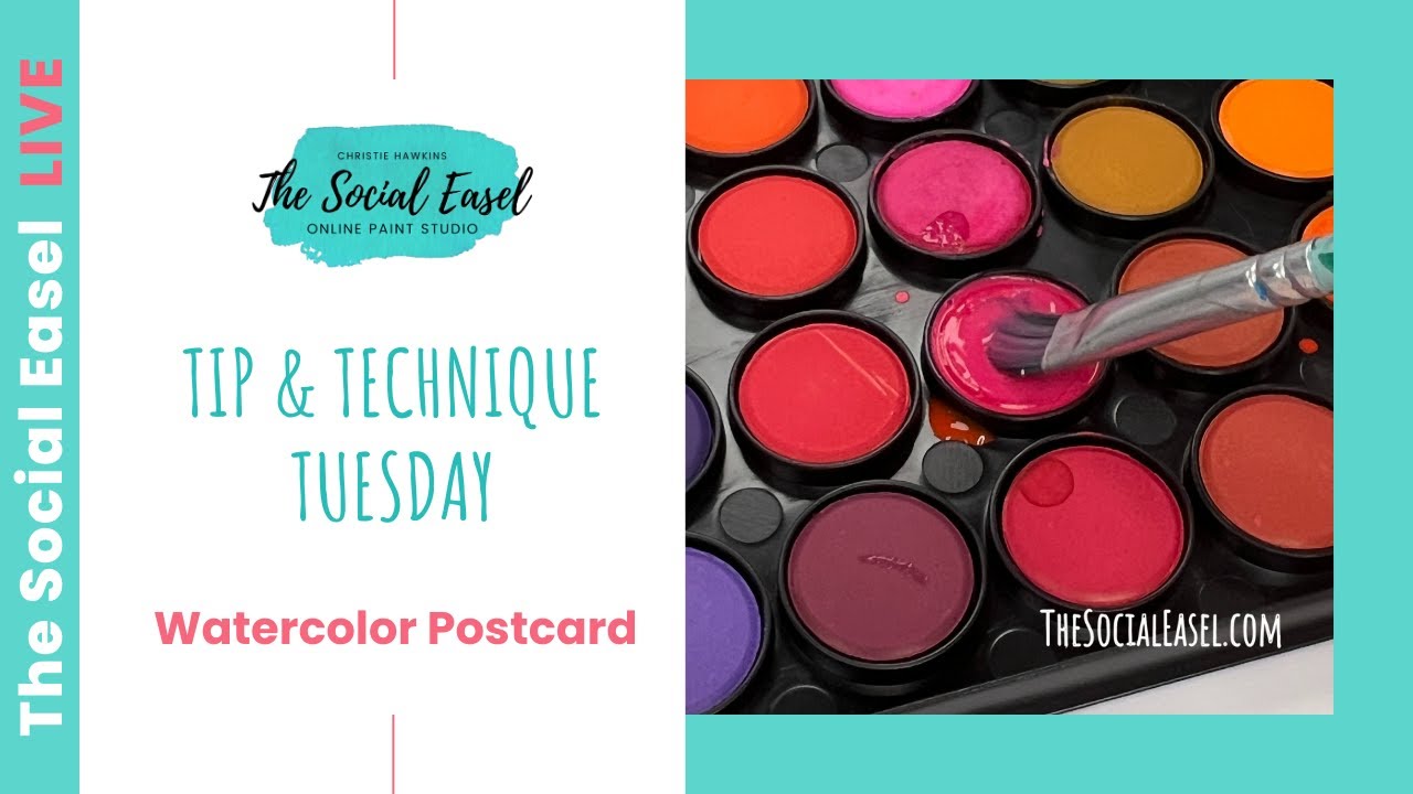 Tip & Technique Tuesday - Watercolor Postcards! - YouTube