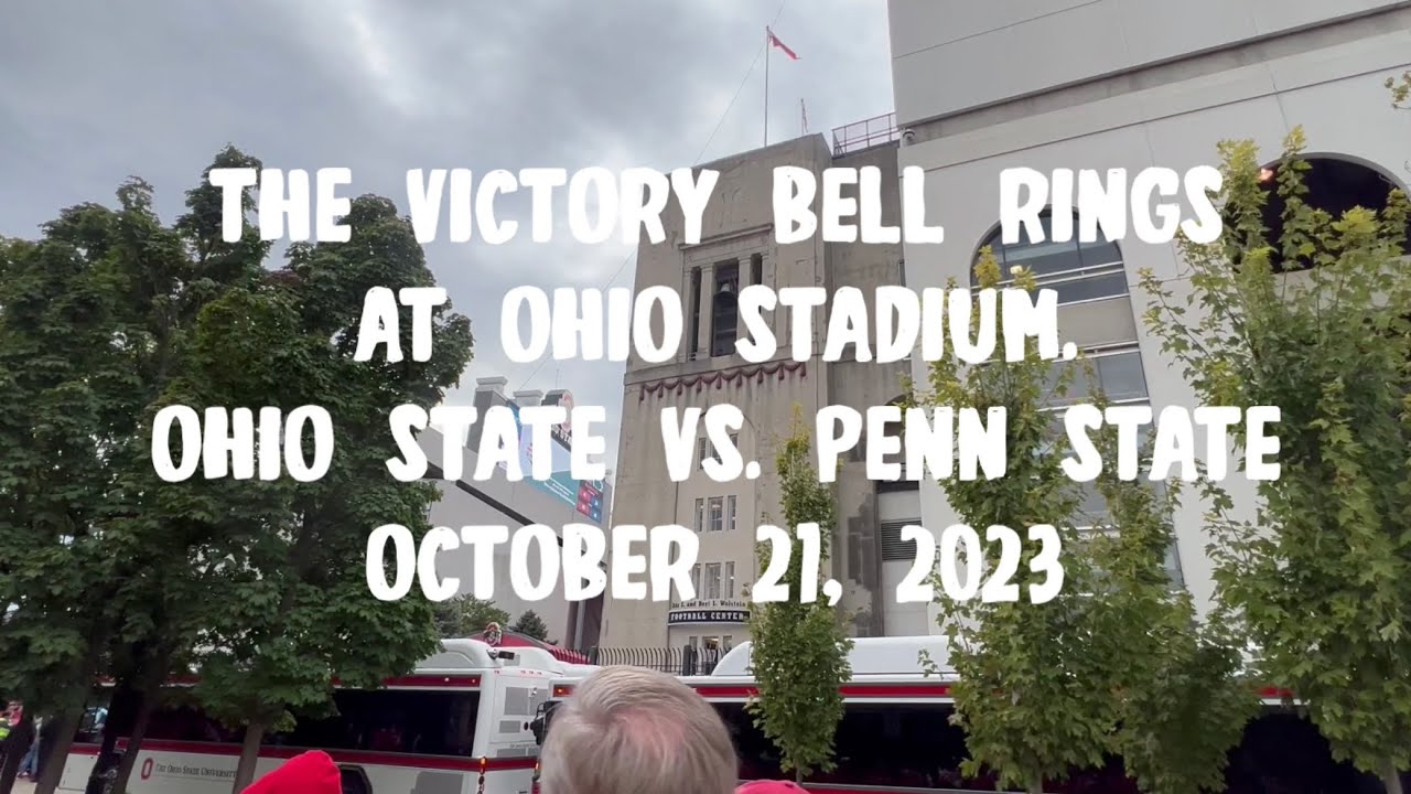 The Victory Bell Rings at Ohio Stadium after the Buckeyes defeat the ...