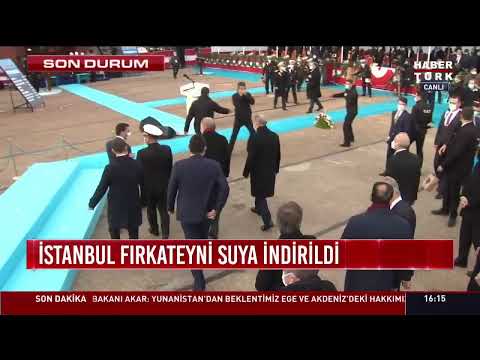 Cumhurbaşkanı Erdoğan, Tersane Komutanlığında konuşuyor...
