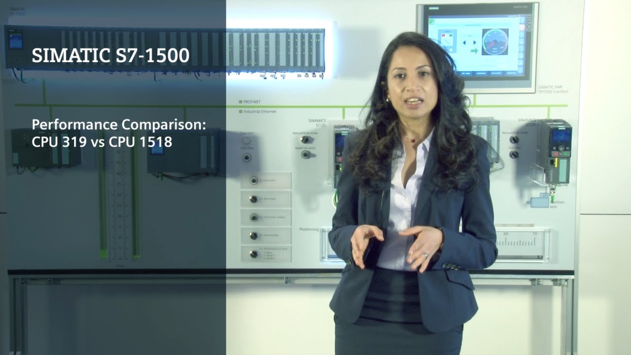Performance comparison CPU 1518-CPU 319 - YouTube