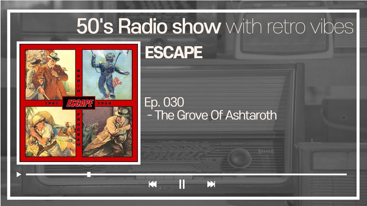 [라디오] 50년대 미국 라디오 쇼 / Escape ep030 - YouTube
