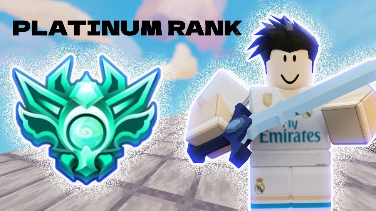 So I got Platinum Rank in Roblox Bedwars - YouTube