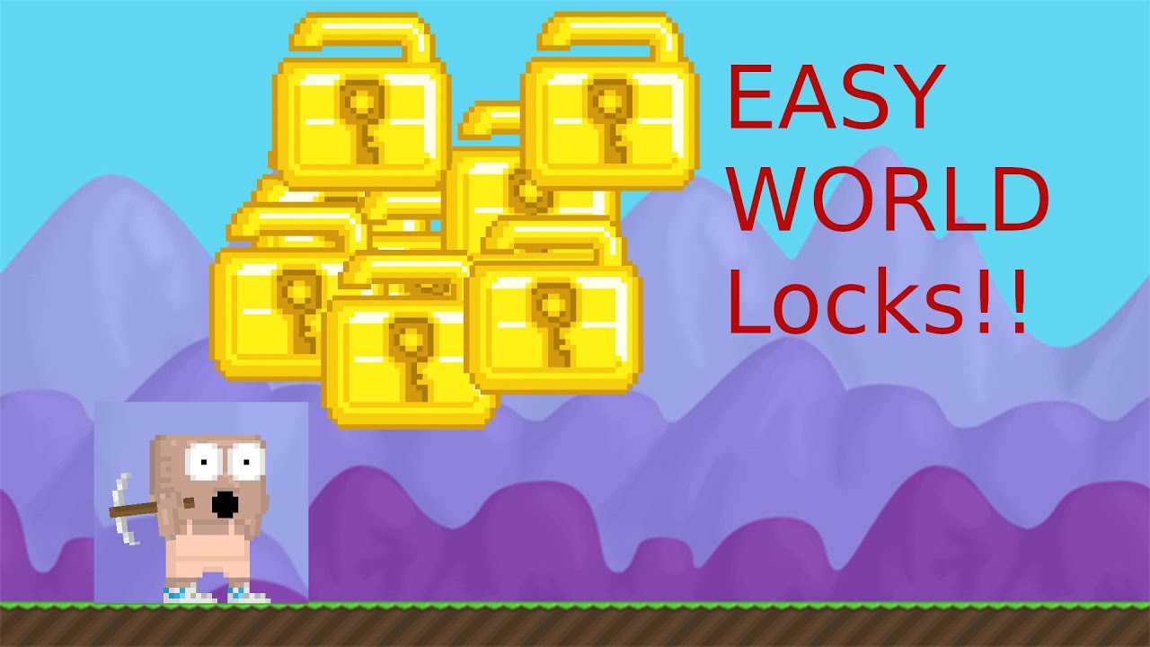 How to Get a Tons of World Locks every Minute!!? (No farming) - YouTube