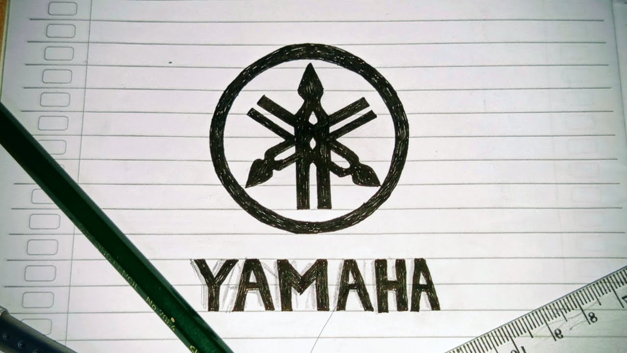 How to Draw Yamaha Logo - Easy Draw - YouTube