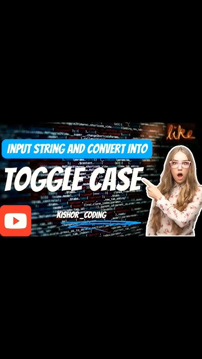 input string and convert toggle case in c program#shorts #share - YouTube