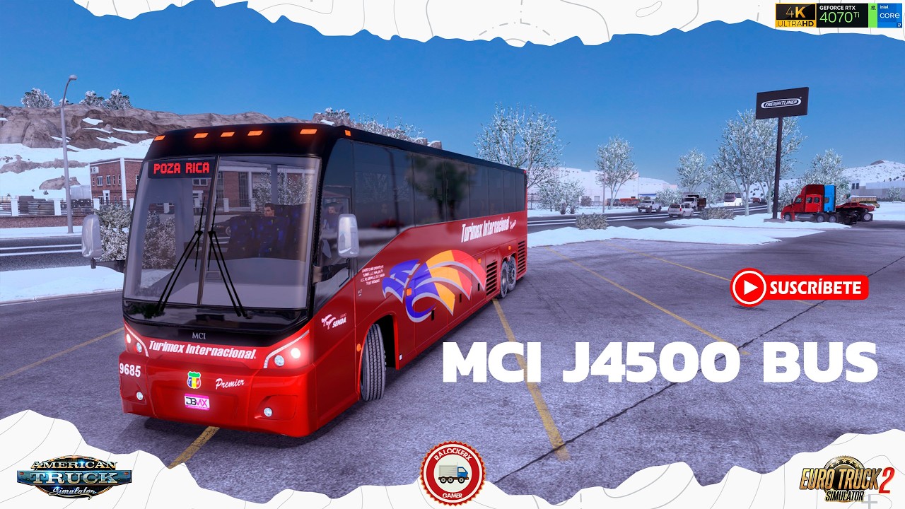 Ats 🚚 | MCI J4500 Bus | 🚚 #truck #ats #mods - YouTube