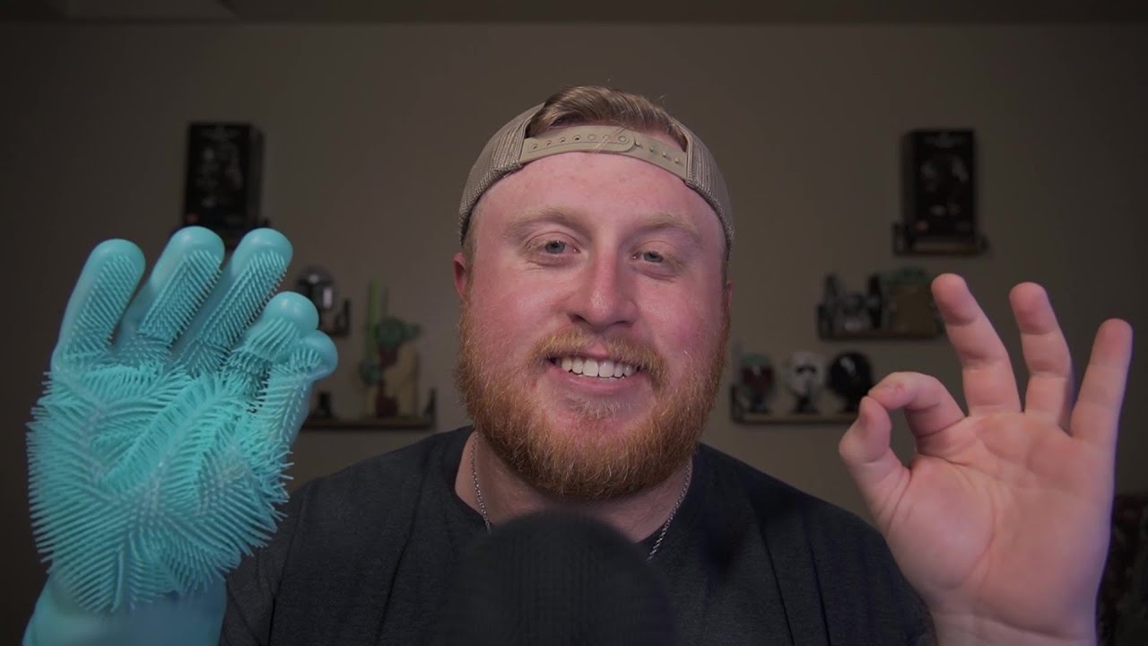 ASMR Aggressive Hand Sounds w/ Rubber Gloves + Channel Update! - YouTube