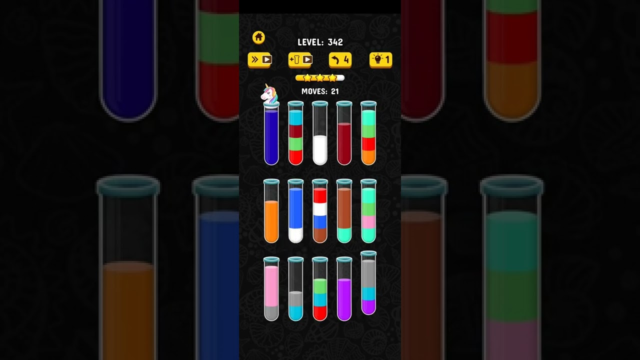 Map 342 Solution||Color Water Sort 3D! - YouTube