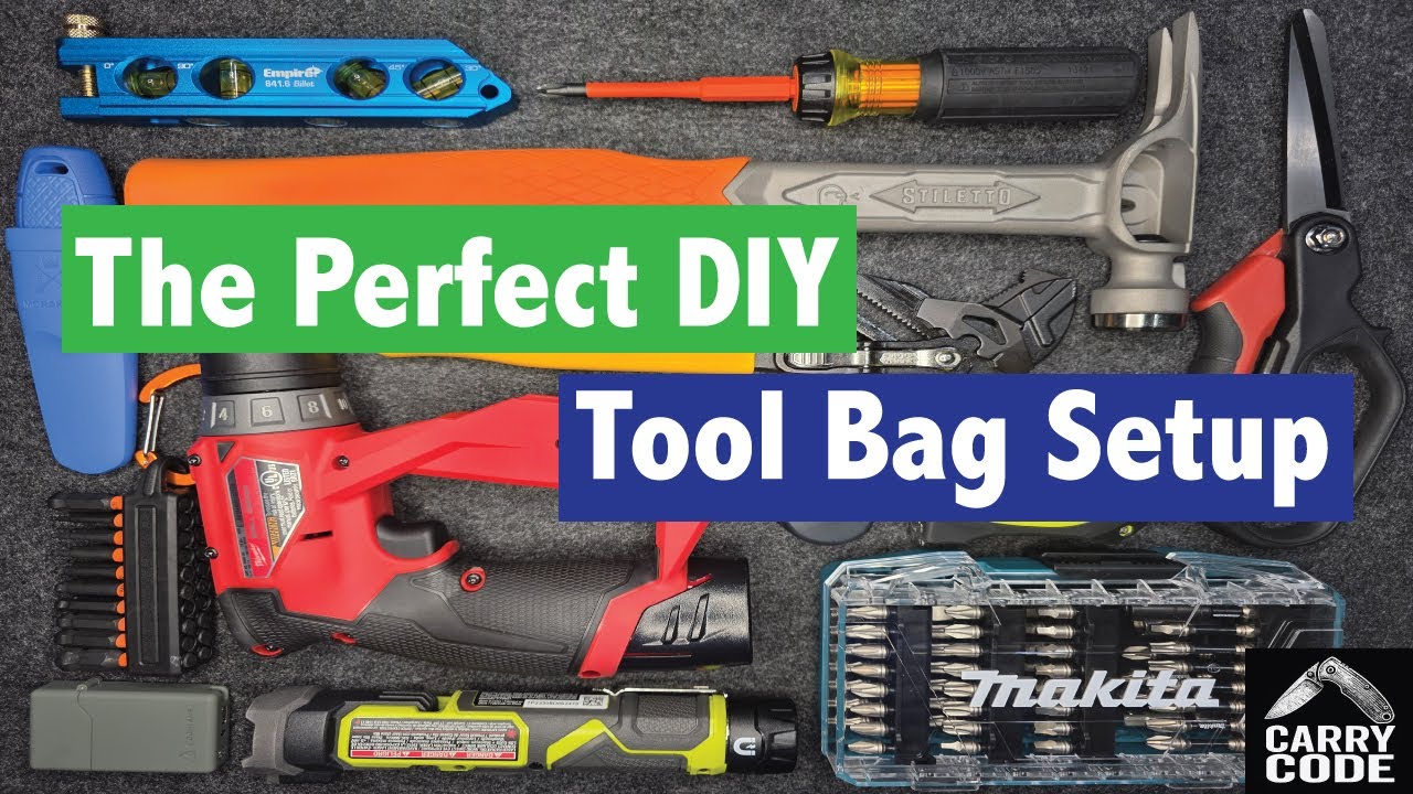 The Perfect DIY EDC Tool Bag Setup - YouTube