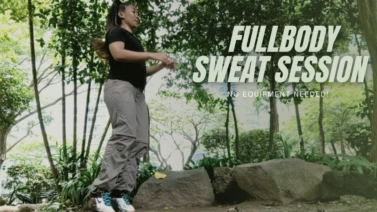 DAY 8 No Equipment Full Body Sweat Sesh - YouTube