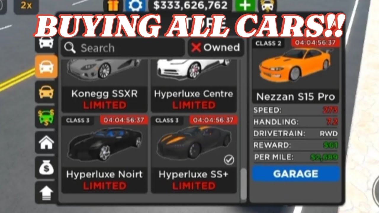 BUYING ALL LIMITED CARS IN Car Dealership tycoon | Mird CDT - YouTube