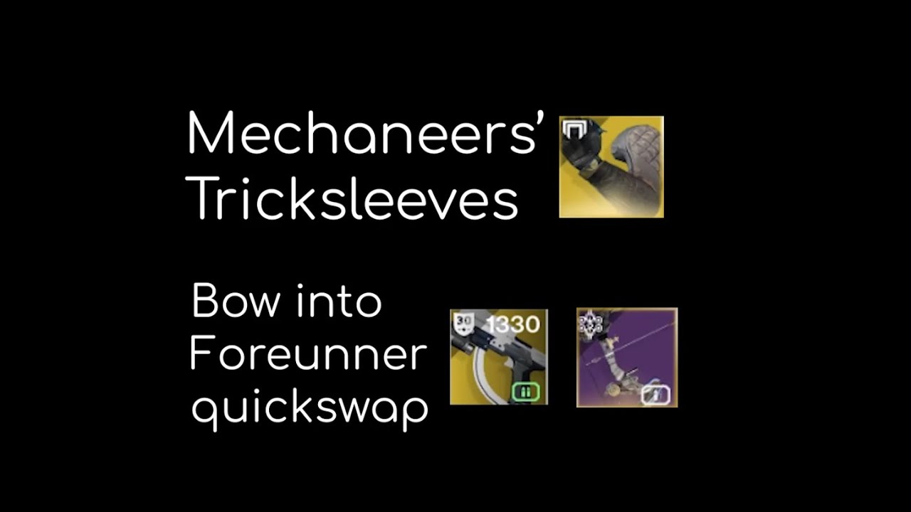 Destiny 2 Fun Builds: Forerunner Bow Quickswap with Mechaneers ...